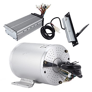 Dilwe Electric Bike Brushless Motor Kit,2000W 48V 34A Brushless Motor Kit High Speed Power for Electric Bike