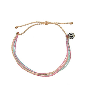 Pura Vida Sunset Bracelet - Iron-Coated Copper Charm, Adjustable Band - 100% Waterproof