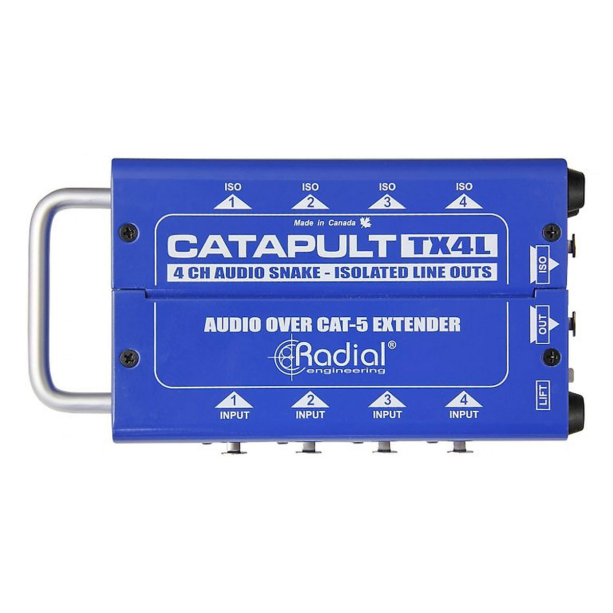 Radial Catapult TX4L 4-channel Cat 5 Audio Snake Module
