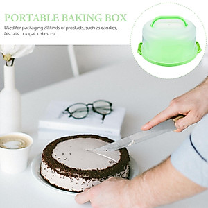 Luxshiny Box Cake Box Dessert Container Cake Holder Cake Container