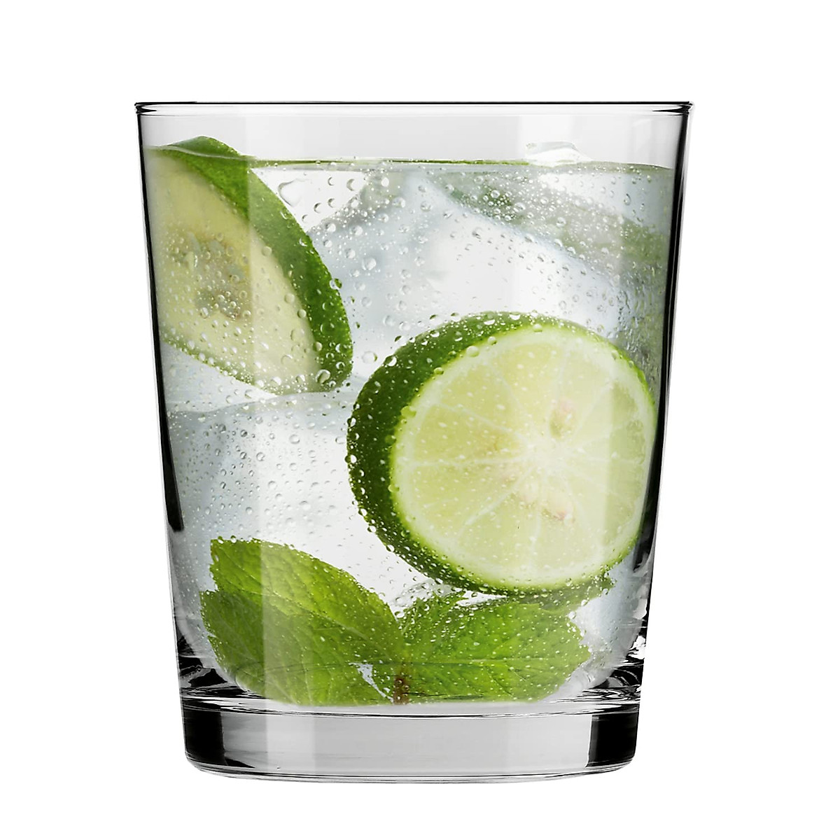 Krosno Drink Water Juice Drinking Glasses | Set of 6 | 8.5 oz | Pure Collection | Perfect for Home Restaurants and Parties | Dishwasher Safe | Gift Idea | Made in Europe