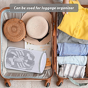 Shoes Washing Bags,Sneaker Mesh Washing Bag,Shoe Cleaning Laundry Bag,Gray Zipper,Large Size,Slipper and So on