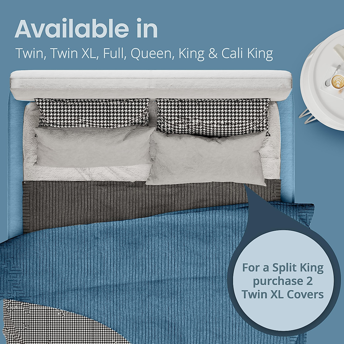 SafeRest Mattress Protector – Queen - College Dorm Room, New Home, First Apartment Essentials - Cotton, Waterproof Mattress Cover Protector and Encasement