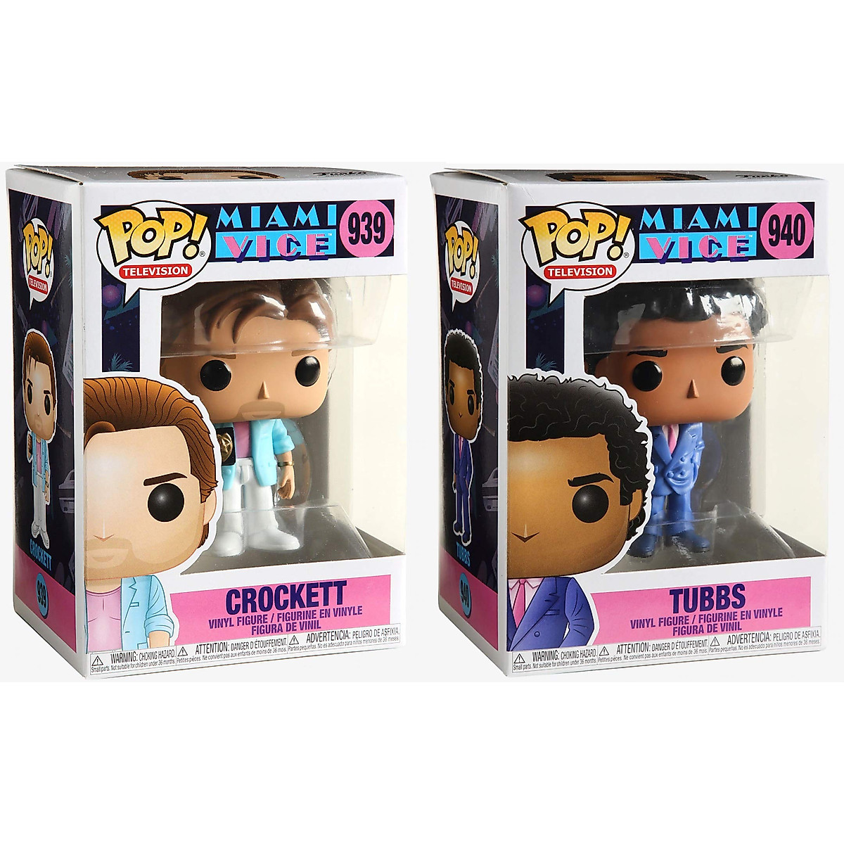 Funko Pop! TV: Miami Vice - Crockett and Tubbs - Set of 2 Figures