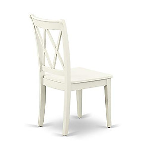 EAST WEST FURNITURE 9 Pc Dining Room Set For 8 Dining Table With Leaf And 8 Wood Seat Kitchen Dining Chairs