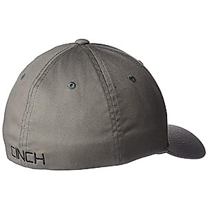 Cinch mens Flexfit With Emboidery Baseball Cap, Grey, Large-X-Large US