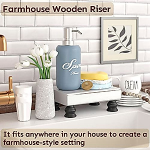 FANGSUN Wooden Hat Rack +Wooden Riser