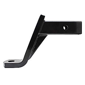 Quick Products QP-HS2807 Class III Trailer Ball Mount - 6" Drop, 4" Rise - 5000 lbs. (Gloss Black Powder-Coat Finish)