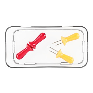 InterDesign Clarity Bathroom Interlocking Divided Drawer Organizer for Cosmetics, Beauty Products, Hair Accessories, Clear, X-Large, 12-inch x 4-inch x 3-inch