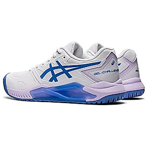 ASICS Women's Gel-Challenger 13 Tennis Shoes, 9, White/Periwinkle Blue