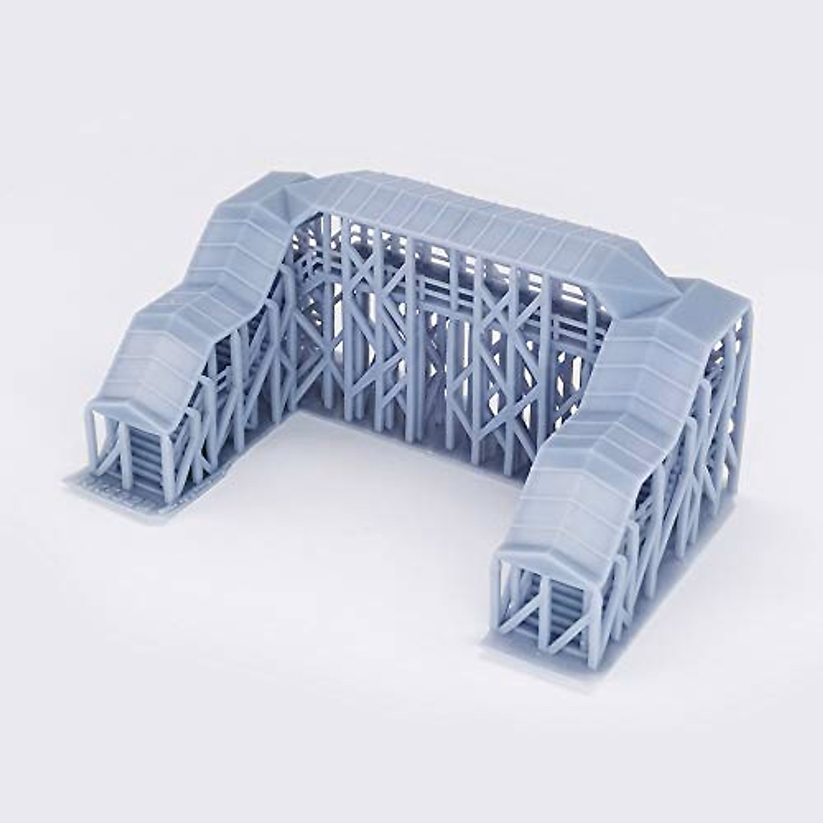 Outland Models Railway Scenery Overhead Footbridge (with Canopy) 1:160 N Scale