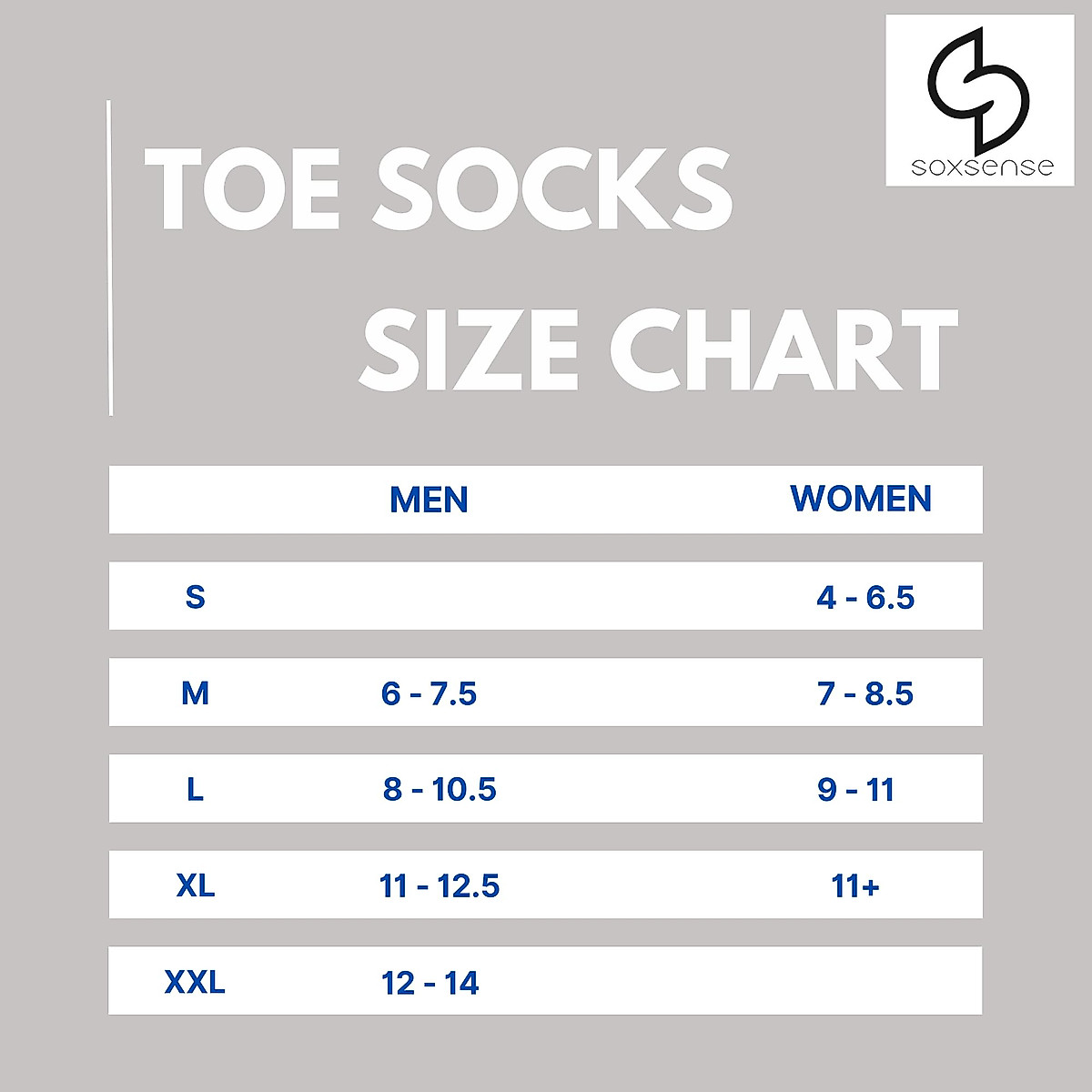 ss soxsense Toe Socks for Men and Women Athletic Running Five Finger Socks with Premium Cotton LightWeight (Size 6-14) (US, Alpha, Medium, Regular, Regular, Black)