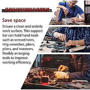 Huvqianu Heavy-Duty Screwdriver Rack, Screwdriver Wall Mount, Efficient Tool Organization, Tool Organizer, Screwdriver Display Rack, Easy Access Tool Storage, Compact Screwdriver Organizer