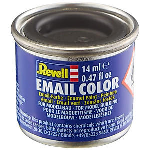 Revell Enamels 14ml Tar Black Matt Paint