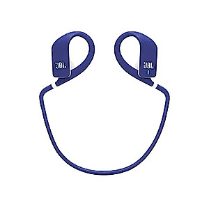 JBL ENDURANCE JUMP- Wireless heaphones, bluetooth sport earphones with microphone, Waterproof, up to 8 hours battery, charging case and quick charge, works with Android and Apple iOS (blue)