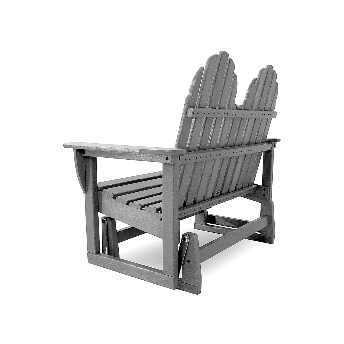 POLYWOOD® Classic Adirondack Glider, Slate Grey