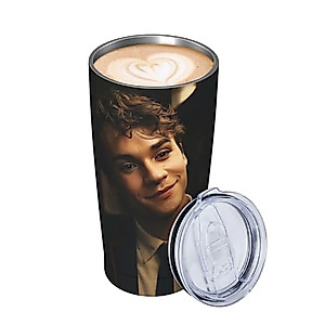 OAEWRE Benjamin Actors Wadsworth Stainless Steel Mug Insulated Tumbler Coffee Mugs with Lids and Straw Double Wall Vacuum Cup 20oz