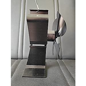 HAWCAFU Wood Stove Fan 4 Blades Fireplace Fan Heat Stove Fan Pellet Stove Fan for Fireplace/Burner/Logs/Fireplace