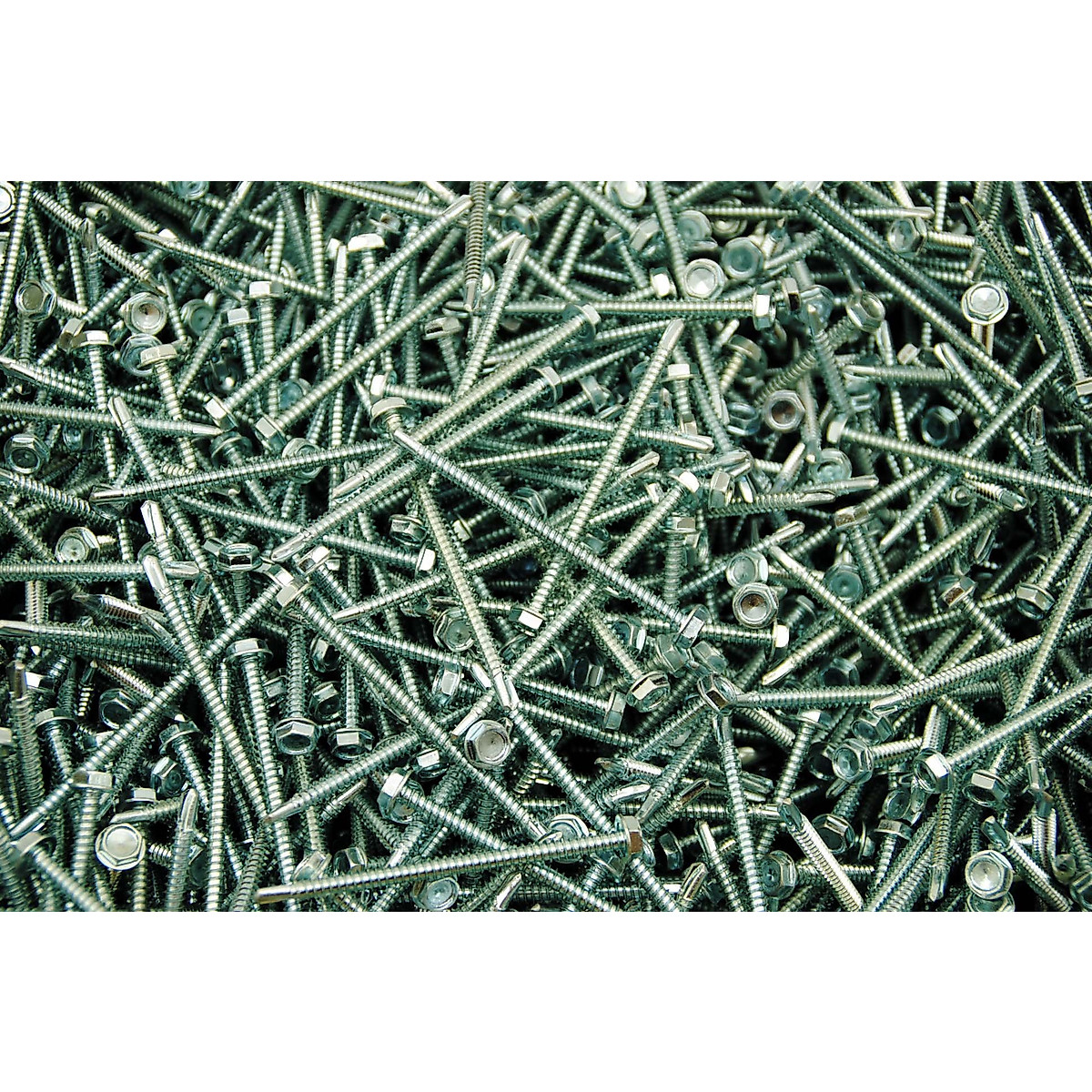 (300) Hex Washer Head #10 x 3 Self-Drilling #3 Tek Screw IHW