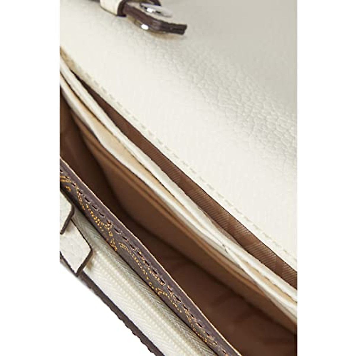 Calvin Klein Valentina Wallet On A String Brown/Khaki/White One Size