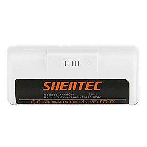 Shentec 3.6V 3000mAh Replacement Battery Compatible with iRobot Braava Jet 240 Floor Mopping Robots, Li-ion 3.6V Battery