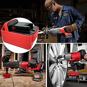 Zltoolpart 3PCS Silicone Protective Cover Case for Milwaukee M18 3.0 4.0 5.0 Battery (Battery Not Included)