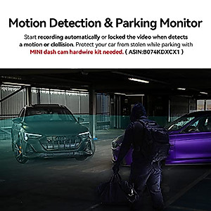 DDPai Dash Cam, with Wi-Fi 1080p Dash Camera, Emergency Accident Lock, 140 Wide Angle, Car DVR Dashboard Camera with G-Sensor, WDR, Built-in Super Capacitor(Not Include SD Card Mini