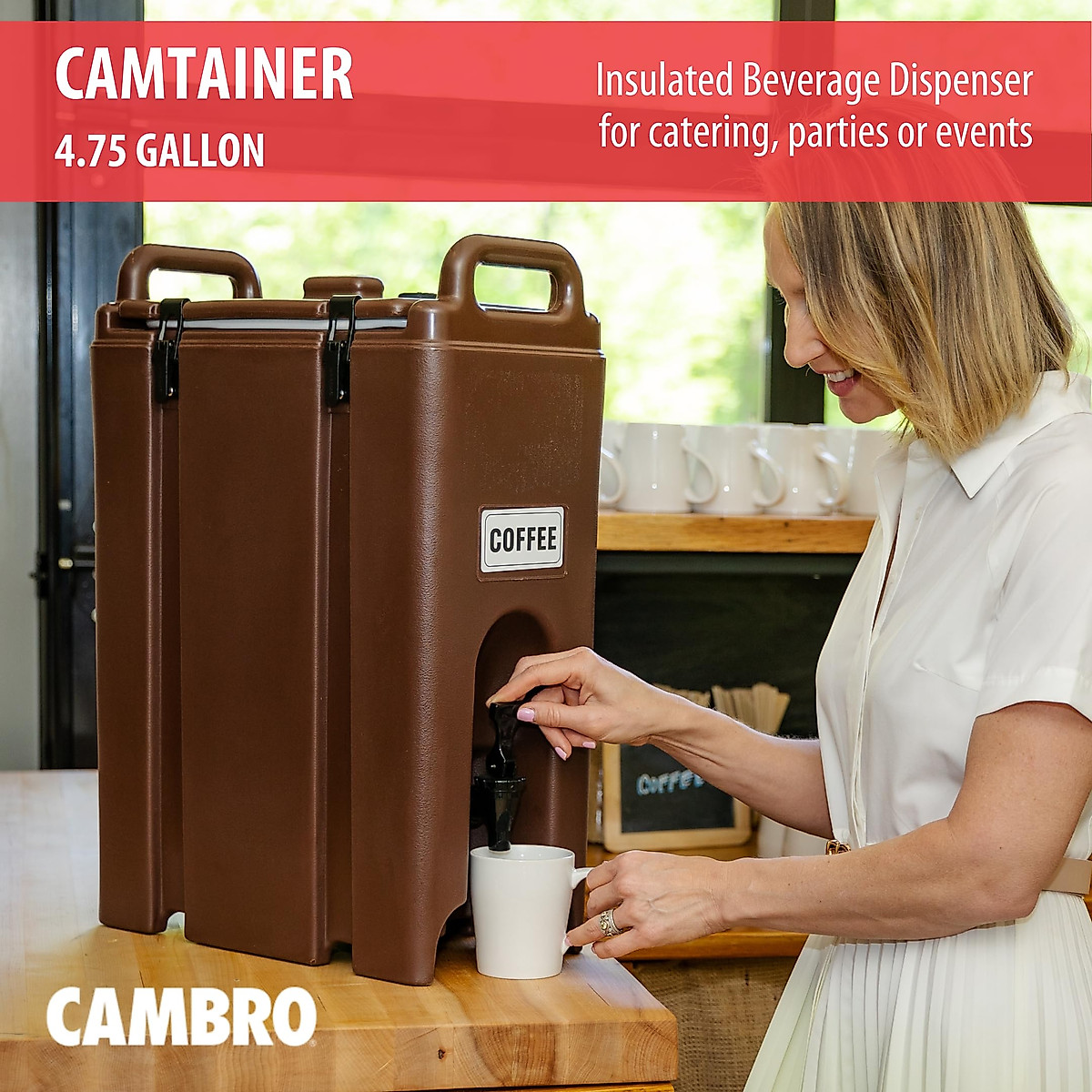 Cambro (500LCD131) 4-3/4 gal Beverage Carrier - Camtainer®