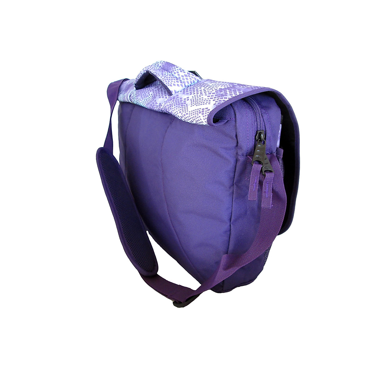 High Sierra Tank Messenger Bag, Snake Dye/Deep Purple