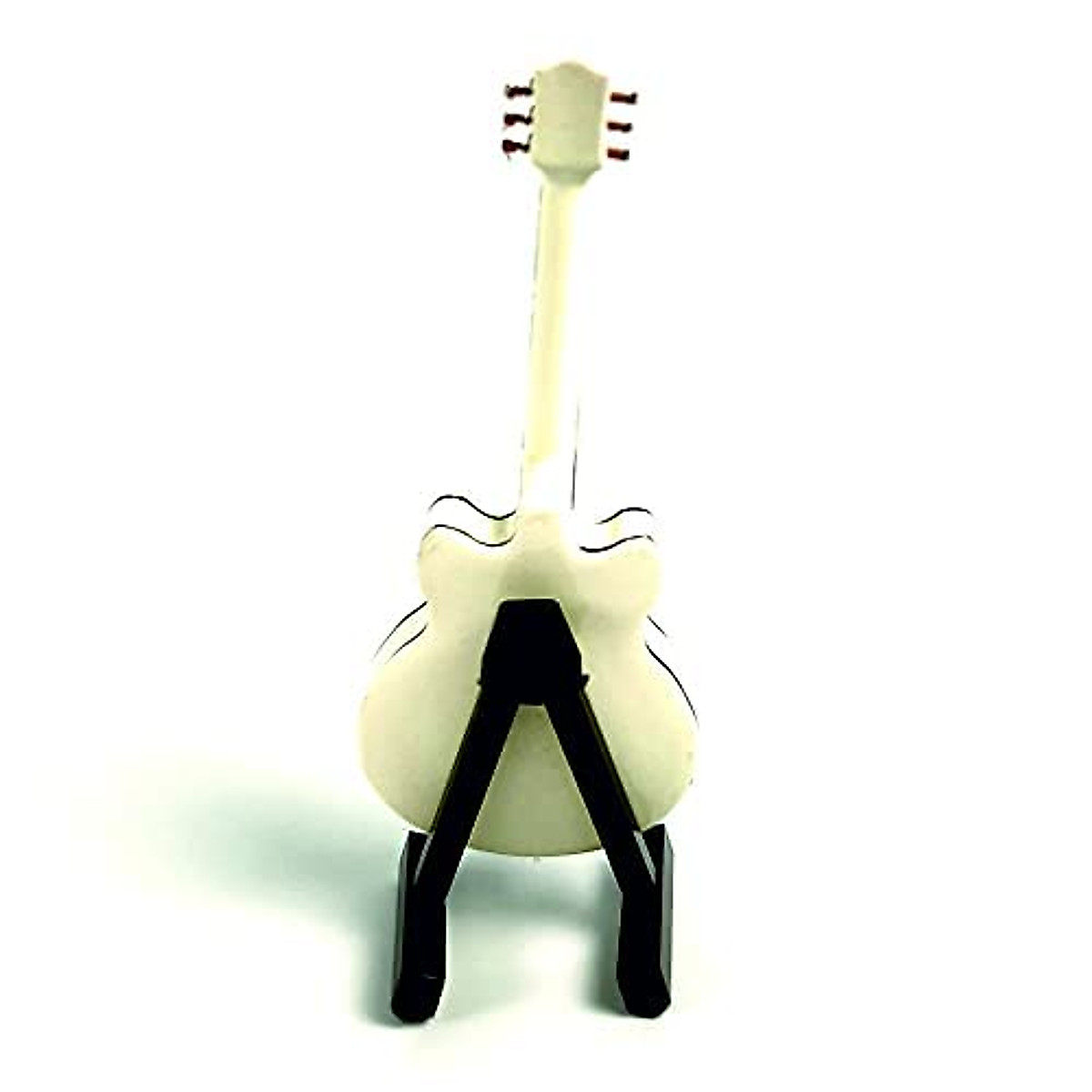 ALANO Electric Guitar Ornaments Musical Instrument Mini Guitar with Stand (10cm)