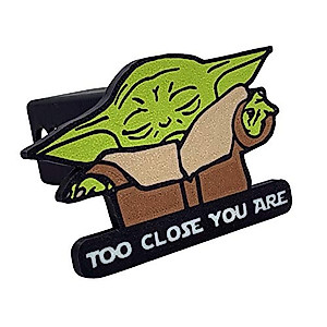 Baby Yoda Trailer Hitch Cover - Too Close
