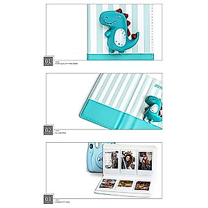 3 Inch Photo Card Holder MultiPurpose Camera Photo Album Large Capacity High Transparency Pocket 96 Page Movie Ticket Pockets