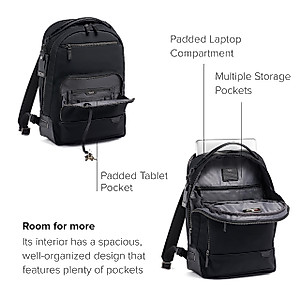 TUMI - Harrison Warren Laptop Backpack - 15 Inch Computer Bag for Men and Women - Black