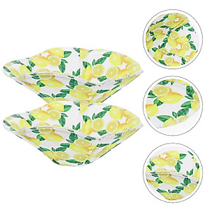 Luxshiny Kitchen Mittens 2pcs Microwave Bowl Hugger Hot Bowl Holder Oven Plate Huggers Potholders Hot Pads Trivets Mat Food Warmer for Soup Bowl Cozy Bowl Kitchen Pots