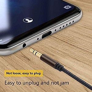 Pasow Headphone Extension Cable 3.5mm Male to Female Stereo Audio Extension Adapter Cable (6FT, Coffee)