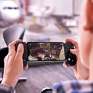 BACKBONE One Mobile Gaming Controller for iPhone - Turn Your iPhone into a Gaming Console - Play Xbox, PlayStation, Steam, Fortnite, COD, Genshin & More [1 Month Xbox Game Pass Ultimate Included]