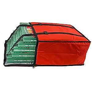 Pizza Delivery Bag, Insulated Reusable Grocery Bag | Ideal for Uber Eats, Instacart, Doordash, Grubhub, Postmates, Restaurant, Catering, Grocery Transport (1)