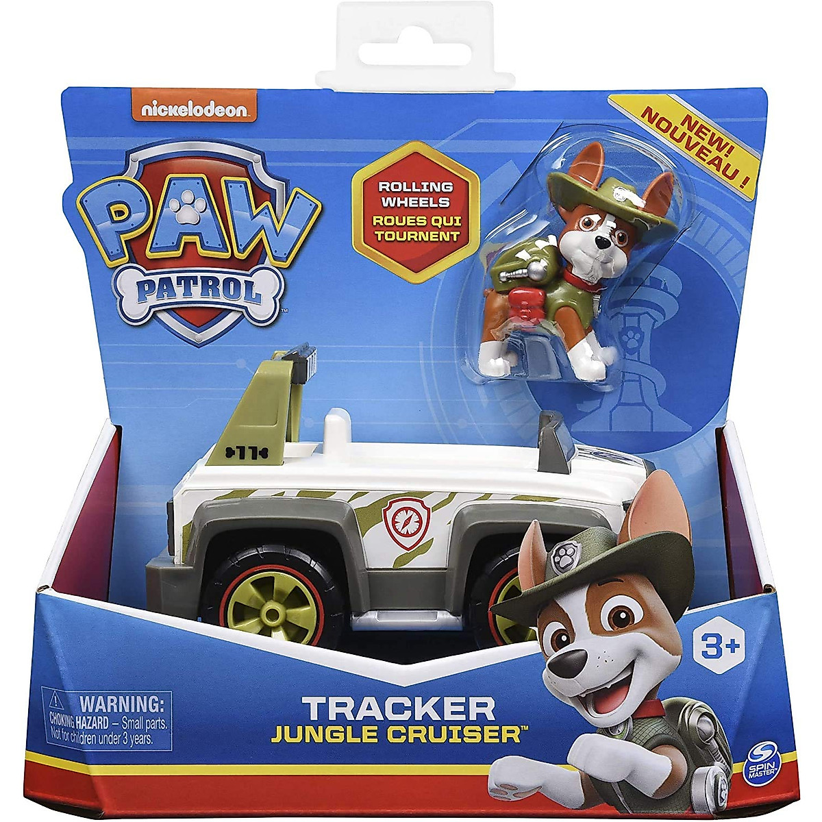 Spin Master Paw Patrol Tracker and Jungle Cruiser Vehicle