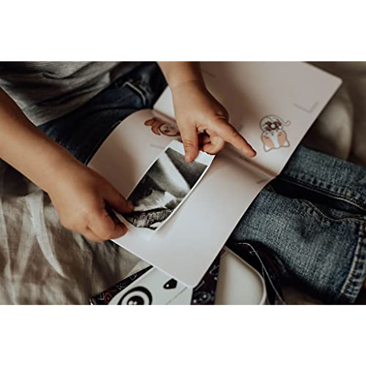 Kidamento Instant Print Kids Camera Original BPA-Free BPS-Free Thermal Printing Paper Roll Refill Set 57mm 2 1/4 Inch Width up to 300 Prints