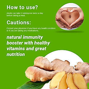 Herboganic Ginger Living Bitters | All Natural Living Bitters | 16 oz