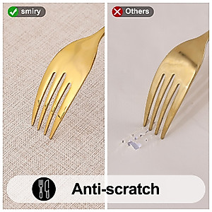 smiry Rectangle Faux Linen Table Cloth, Waterproof Burlap Fabric Tablecloth, Washable Decorative Farmhouse Table Covers for Kitchen, Dining, Parties, 52x70, Beige