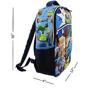 Disney Toy Story 4 Boy's Girl's 16 Inch School Backpack (One Size, Blue)