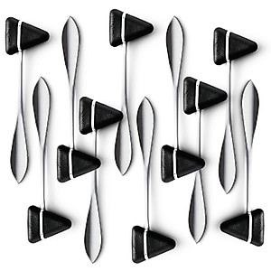 Primacare DH-3692-10 Pack of 10 Taylor Neuro Hammers with Stealth Black Heads, Stainless Steel Percussion Reflex Hammers, Doctor and Surgical Tools, Medical Supplies for Surgeons and Nurses, 7.5"