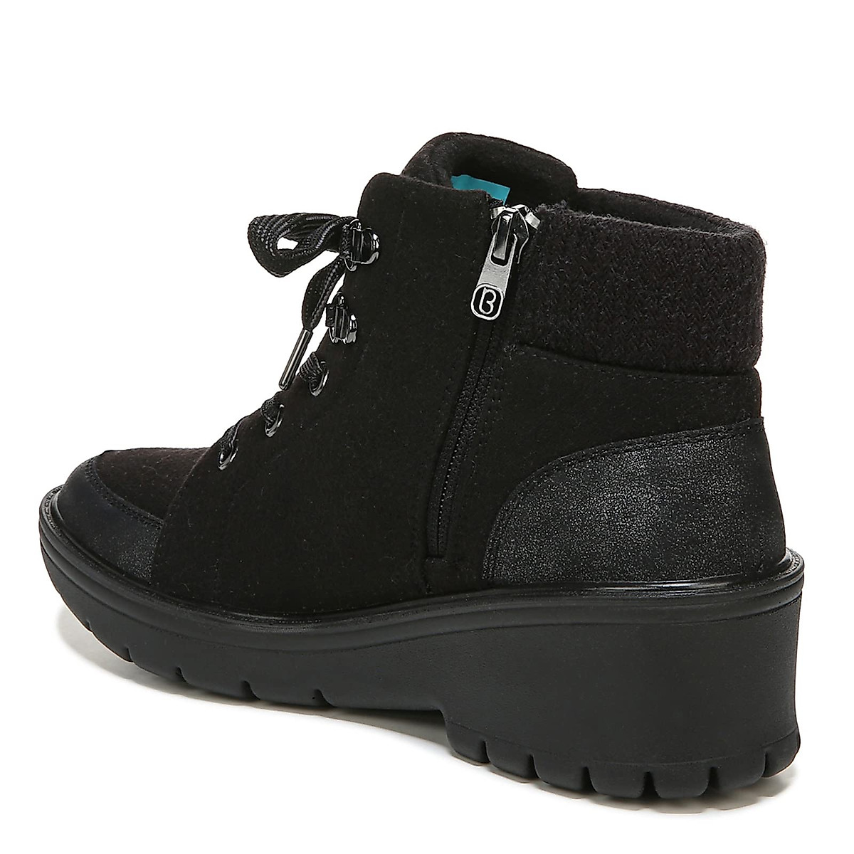 BZees Womens Brooklyn Ankle Boot, Black, 8 US