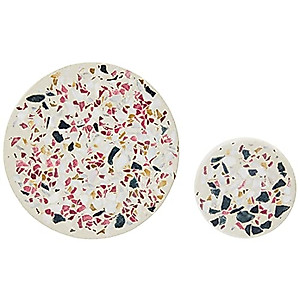 Blomus - Wall Hooks, Coat Hooks, Hooks - Ponto - Terrazzo Coloured - Set of 4