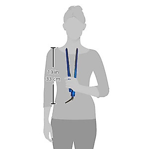 Hot Tools Professional Radiant Blue Micro-Shine Titanium Flat Iron, 1 Inch