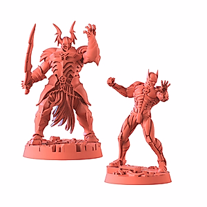 CMON Zombicide Dark Night Metal Pack #2 - Face Horrors Beyond The Dimensions with The Justice League! Cooperative Strategy Board Game, Ages 14+, 1-6 Players, 60 Minute Playtime, Made