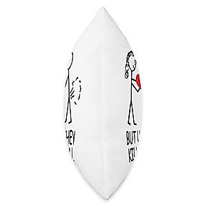 Funny Meme Quote Your Farts Stink but Until They Kill me I Still Love You xx Throw Pillow, 16x16, Multicolor