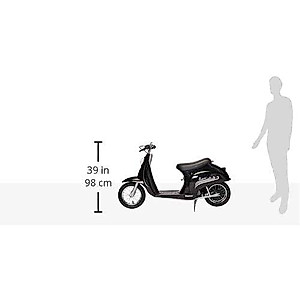 Razor Pocket Mod Miniature Euro-Style Electric Scooter - Vapor - FFP Vapor Black, 50 x 18 x 30"