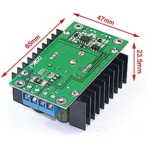 DROK DC 24V to 12V CC CV Step Down Volts Regulator Constant Current Voltage 8A DC Adjustable Buck Converter 7-40V to 1.2-35V LED Driver Charger Module with Charging Indicator Solar Power Supply DIY